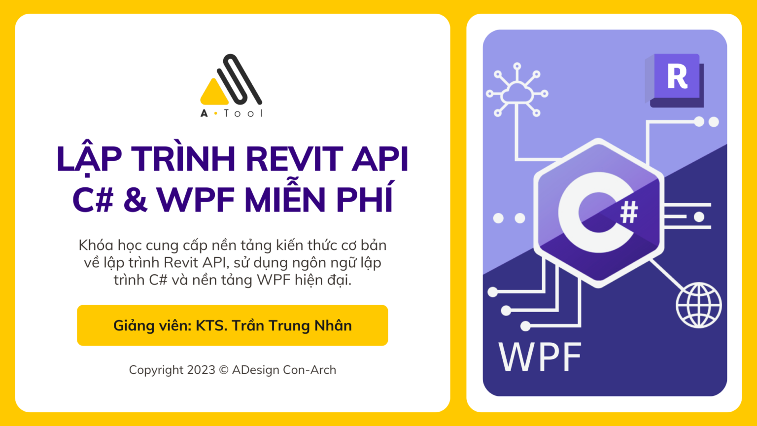 Khóa Học Lập Trình Revit Api C And Wpf Miễn Phí Atool Addin 2803